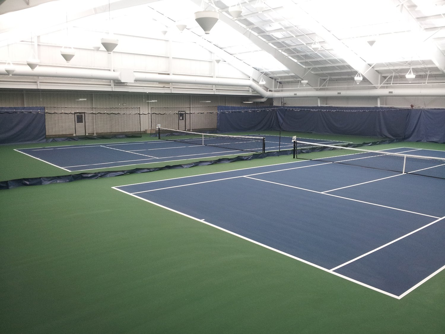 Indoor 14 oz. Tennis Court Backdrop Curtains From NSP