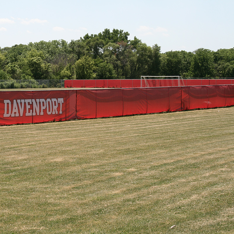 Douglas Colored Vinyl Coated Polyester Fence Windscreen