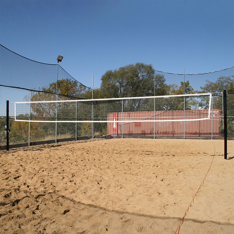 3" SQ Steel Outdoor In-Ground Volleyball System