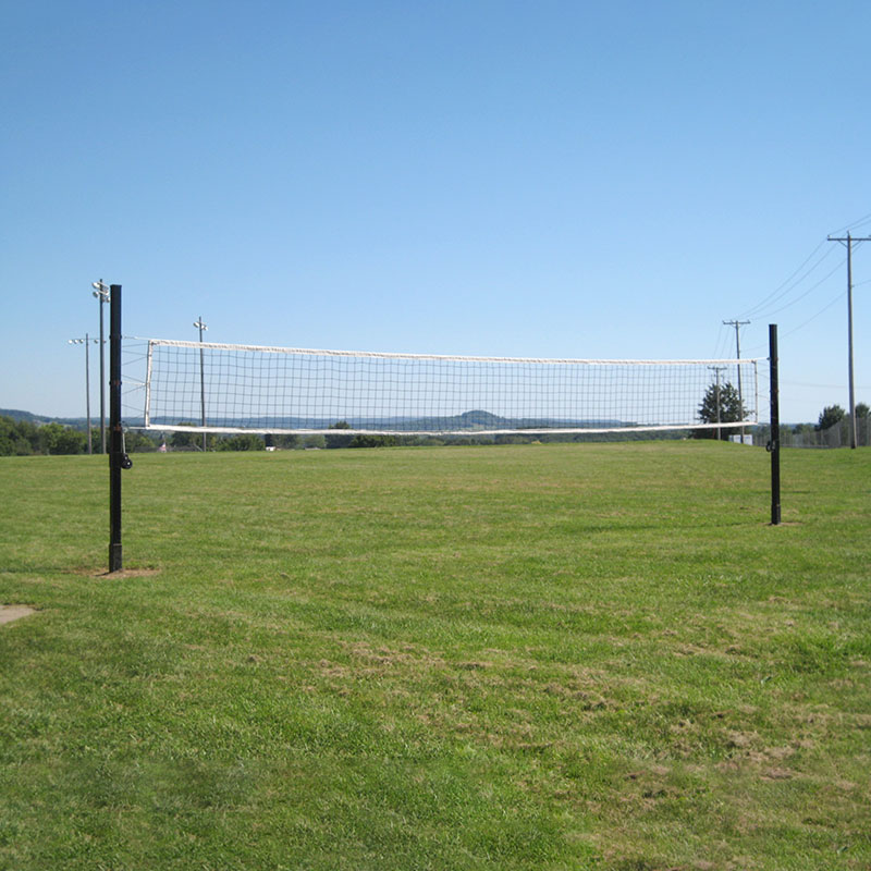 3" SQ Steel Outdoor In-Ground Volleyball System