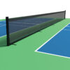 Movable, Semi-permanent Pickleball Court Divider Systems