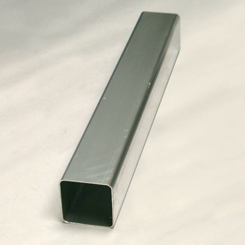 4" Square Aluminum Ground Sleeve, 24" Long for 4" SQ Posts