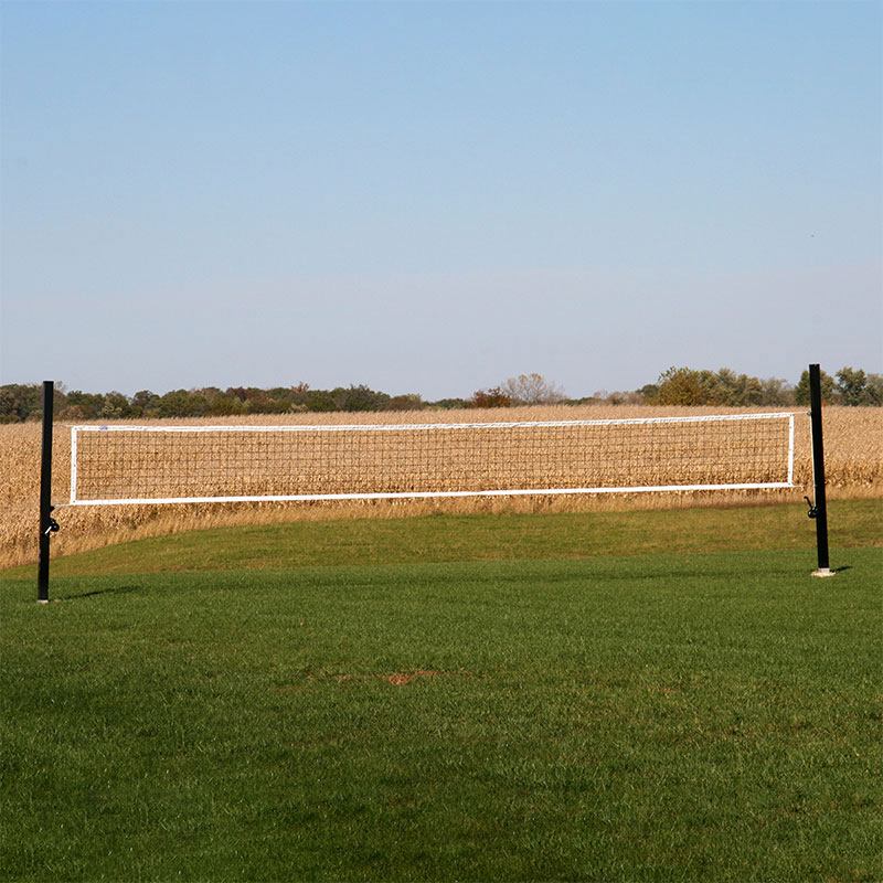 Backyard 4" Aluminum Adjustable Volleyball Net