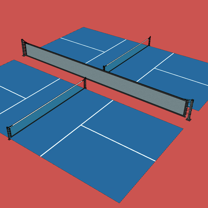 Surface Mount Pickleball Court Divider System